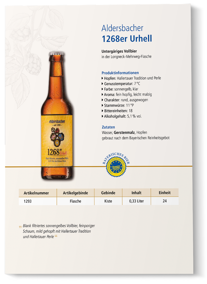 Downloads | Brauerei Aldersbach